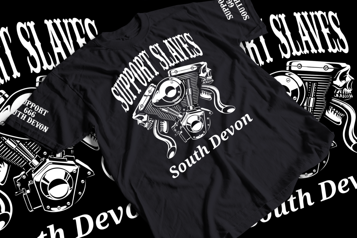 Support South Devon - Skull V-Twin - Crafts By Splatt